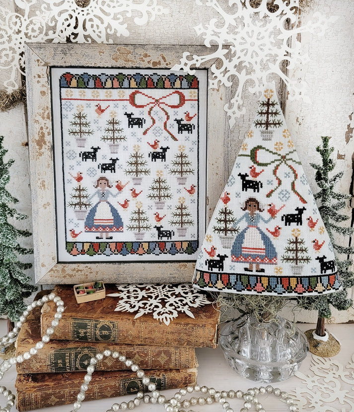 Eighth Day of Christmas Sampler and Tree PDF – Hello from Liz Mathews